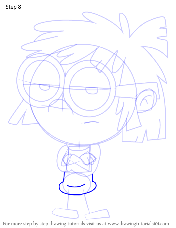 How to Draw Lisa Loud from The Casagrandes (The Casagrandes) Step by ...