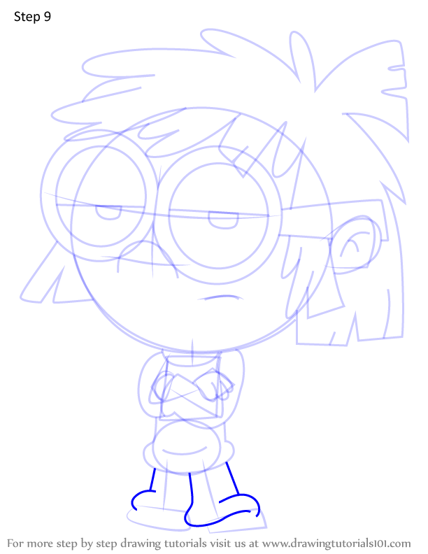 How to Draw Lisa Loud from The Casagrandes (The Casagrandes) Step by ...
