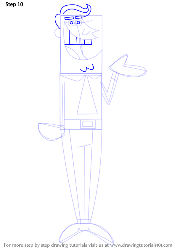 How to Draw Mr Turner from The Fairly OddParents (The Fairly OddParents ...