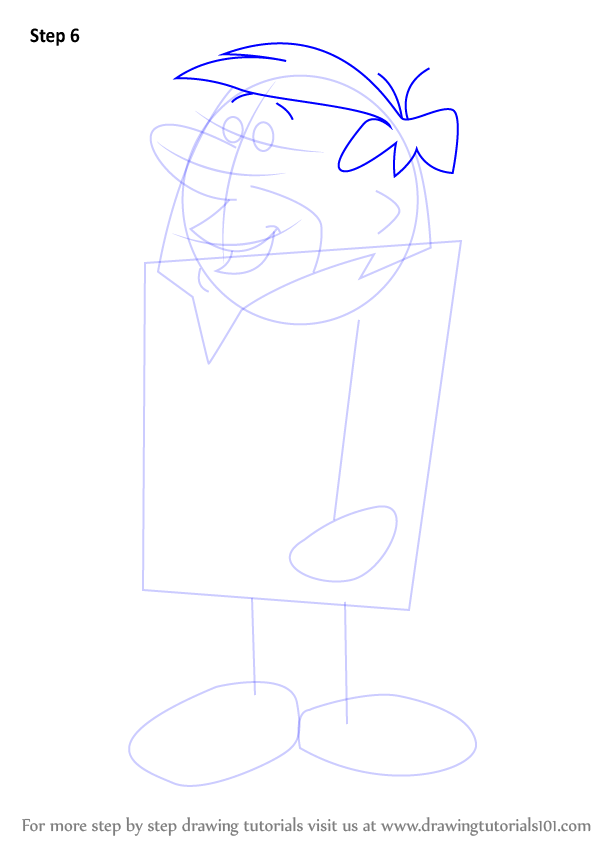 How to Draw Barney Rubble from The Flintstones (The Flintstones) Step ...