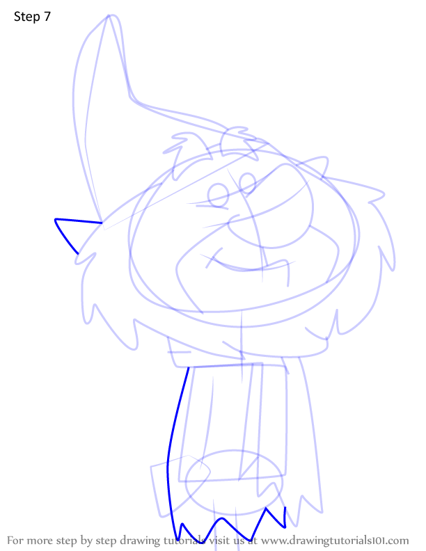 How to Draw Blinky from The Flintstones (The Flintstones) Step by Step ...