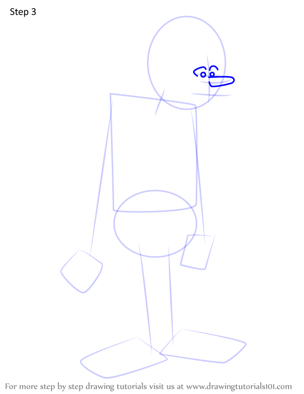 How to Draw Bronto from The Flintstones (The Flintstones) Step by Step ...