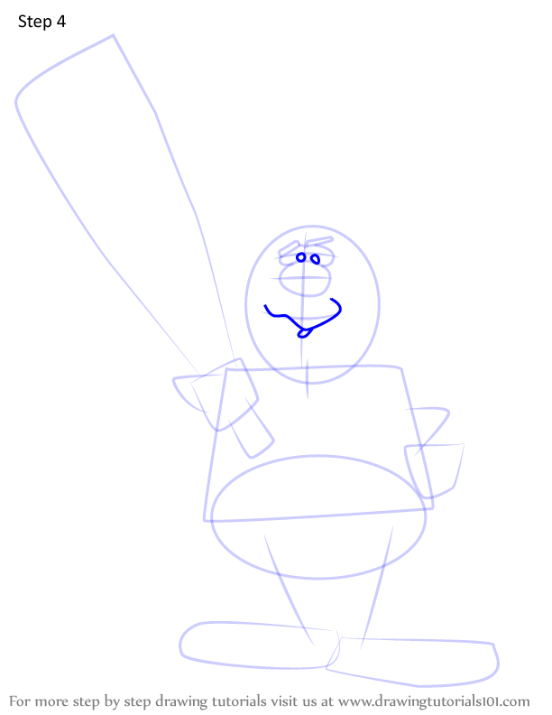 How to Draw Captain Caveman from The Flintstones (The Flintstones) Step ...