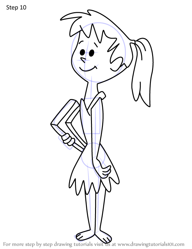 How to Draw Crystal from The Flintstones (The Flintstones) Step by Step ...