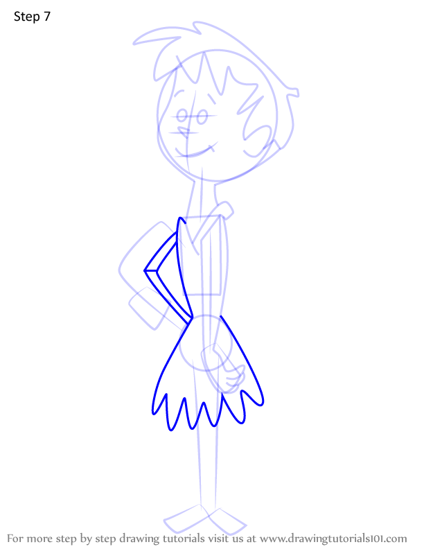 How to Draw Crystal from The Flintstones (The Flintstones) Step by Step ...