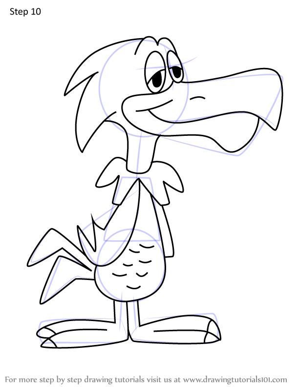 How to Draw Doozy from The Flintstones (The Flintstones) Step by Step ...