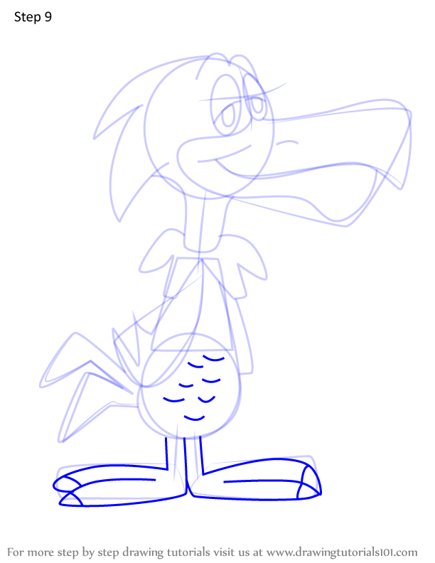 How to Draw Doozy from The Flintstones (The Flintstones) Step by Step ...