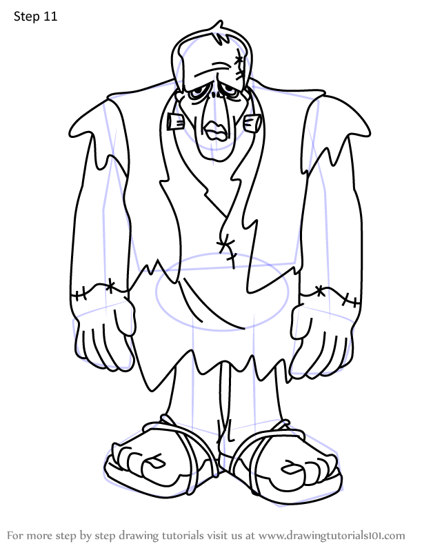 How to Draw Frank Frankenstone from The Flintstones (The Flintstones ...