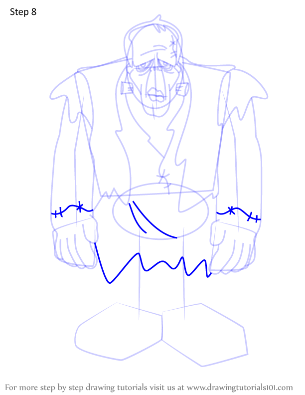 How to Draw Frank Frankenstone from The Flintstones (The Flintstones ...