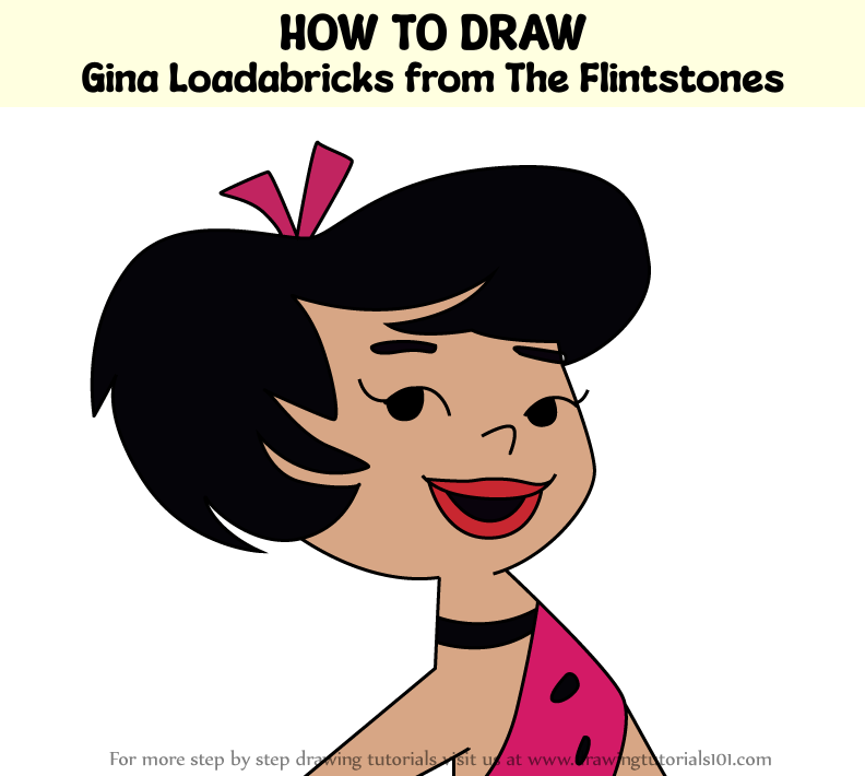 How to Draw Gina Loadabricks from The Flintstones (The Flintstones ...