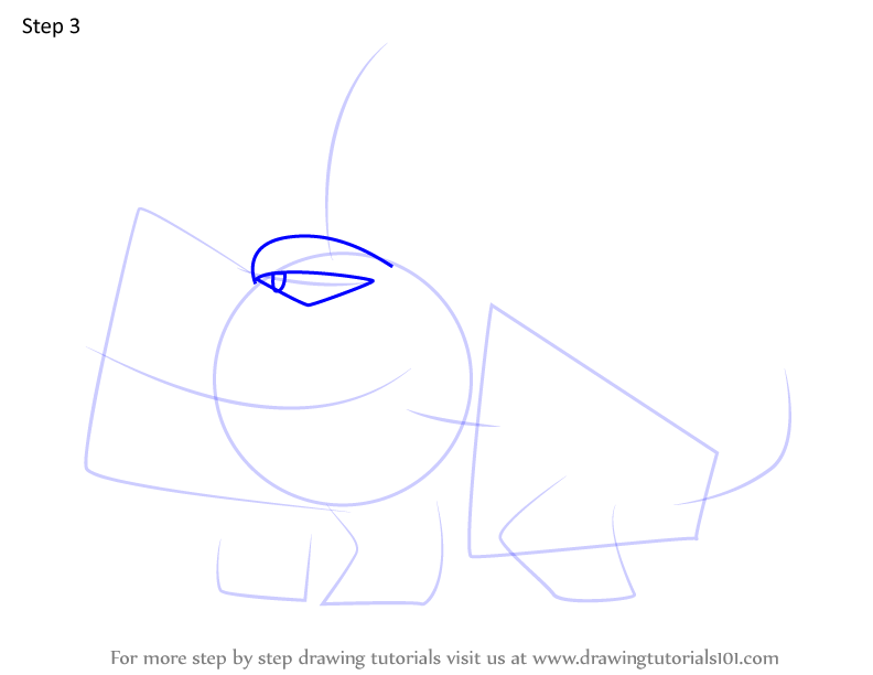 How to Draw Icky from The Flintstones (The Flintstones) Step by Step ...