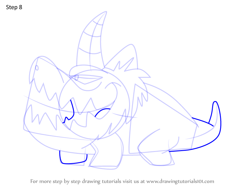How to Draw Icky from The Flintstones (The Flintstones) Step by Step ...