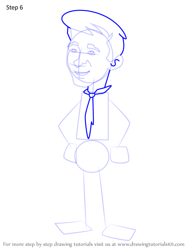 How to Draw Jimmy O'Neillstone from The Flintstones (The Flintstones ...