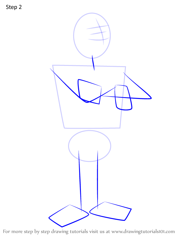 How to Draw John Cenastone from The Flintstones (The Flintstones) Step ...