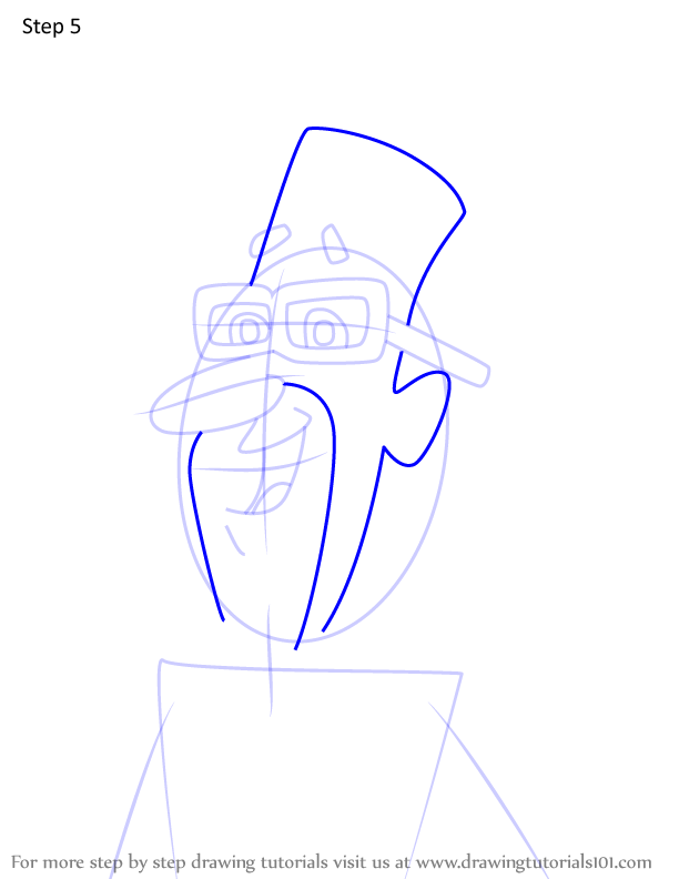 How to Draw Mr. Pyrite from The Flintstones (The Flintstones) Step by ...