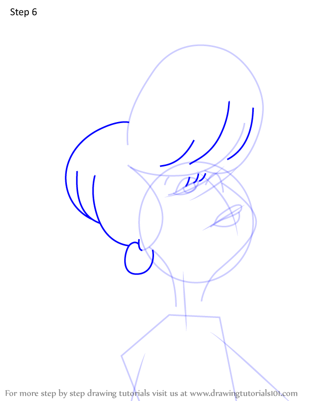 How to Draw Mrs. Mortimer Mortar from The Flintstones (The Flintstones ...