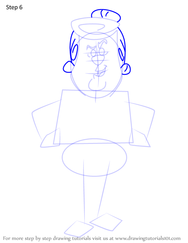 How to Draw Pearl Slaghoople from The Flintstones (The Flintstones ...