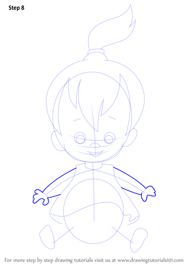 How to Draw Pebbles Flintstone from The Flintstones (The Flintstones ...