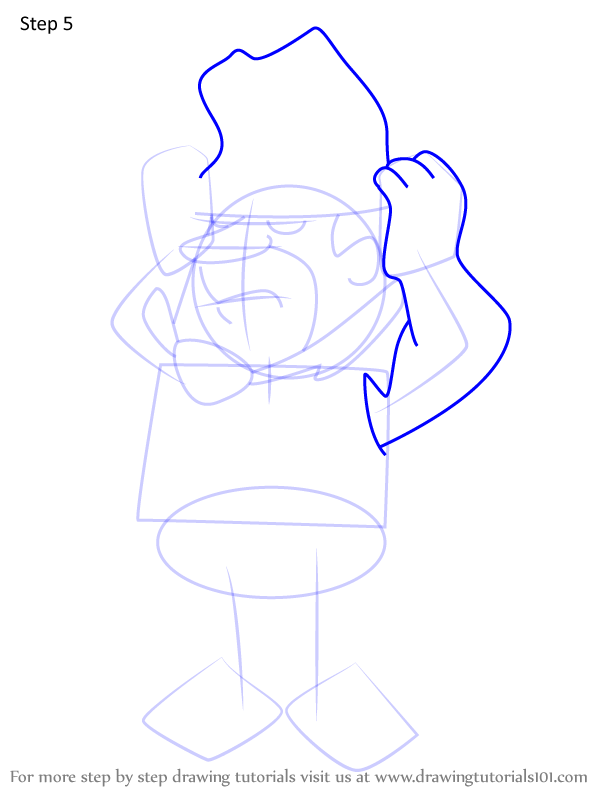 How to Draw Rocky from The Flintstones (The Flintstones) Step by Step ...