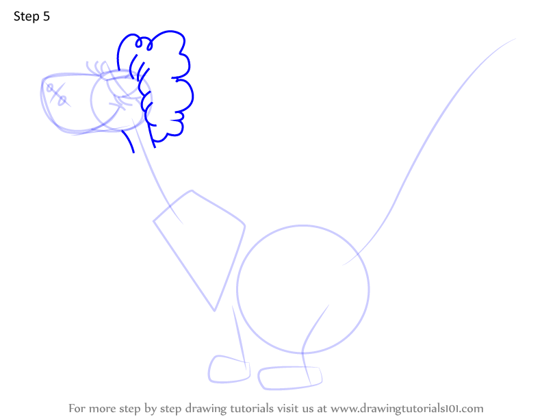 How to Draw Sassie from The Flintstones (The Flintstones) Step by Step ...