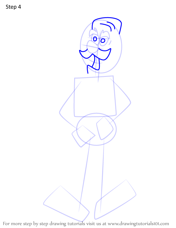 How to Draw The Gamemaster from The Flintstones (The Flintstones) Step ...