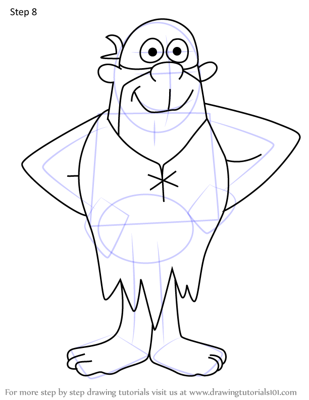 How to Draw The Masked Mauler from The Flintstones (The Flintstones ...