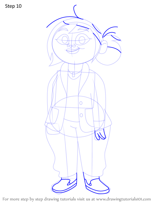 How to Draw Sharon McGee from The Ghost and Molly McGee (The Ghost and ...