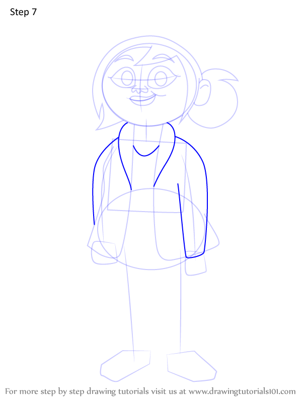 How to Draw Sharon McGee from The Ghost and Molly McGee (The Ghost and ...