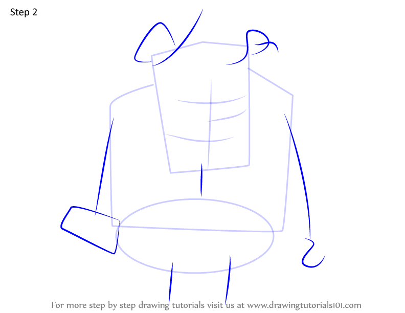 How to Draw Captain Deadwood from The Grim Adventures of Billy & Mandy ...