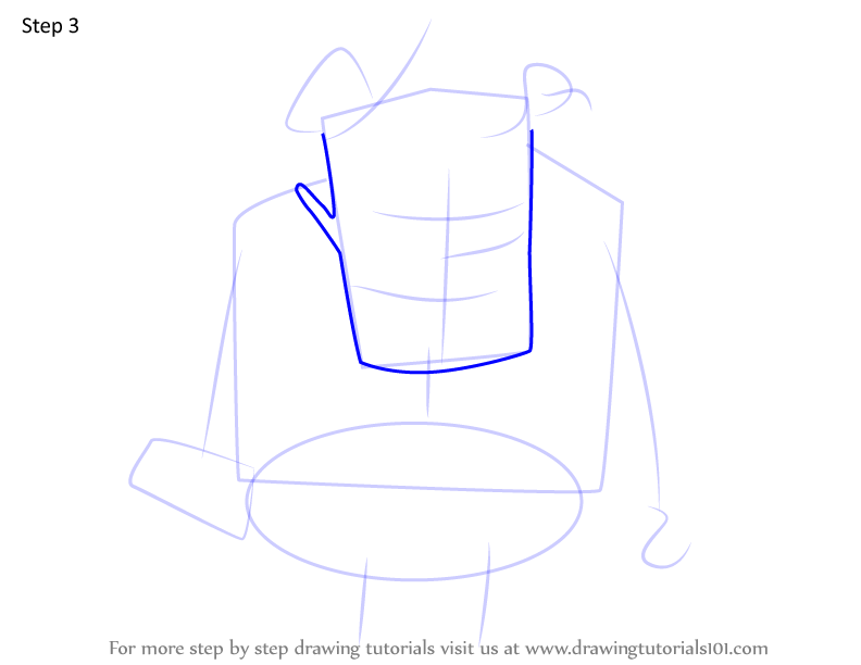 How to Draw Captain Deadwood from The Grim Adventures of Billy & Mandy ...