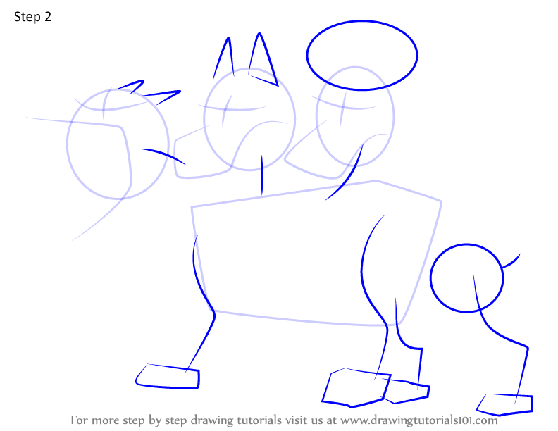How to Draw Cerberus from The Grim Adventures of Billy & Mandy (The ...