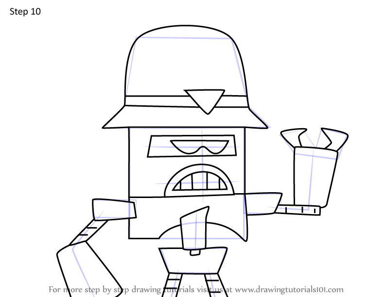 How to Draw Dreadbots from The Grim Adventures of Billy & Mandy (The ...