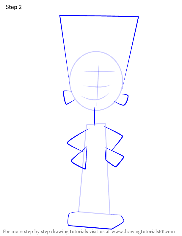 How to Draw Jerome from The Grim Adventures of Billy & Mandy (The Grim ...
