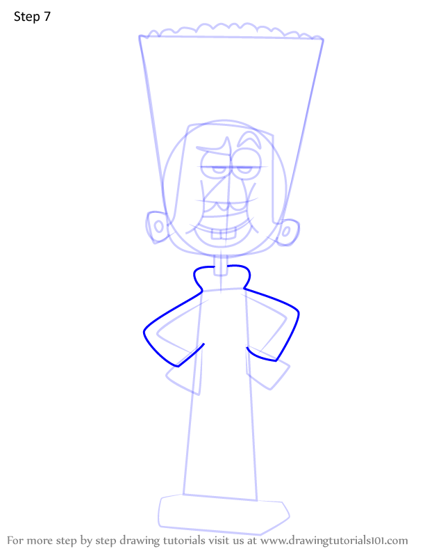 How to Draw Jerome from The Grim Adventures of Billy & Mandy (The Grim ...