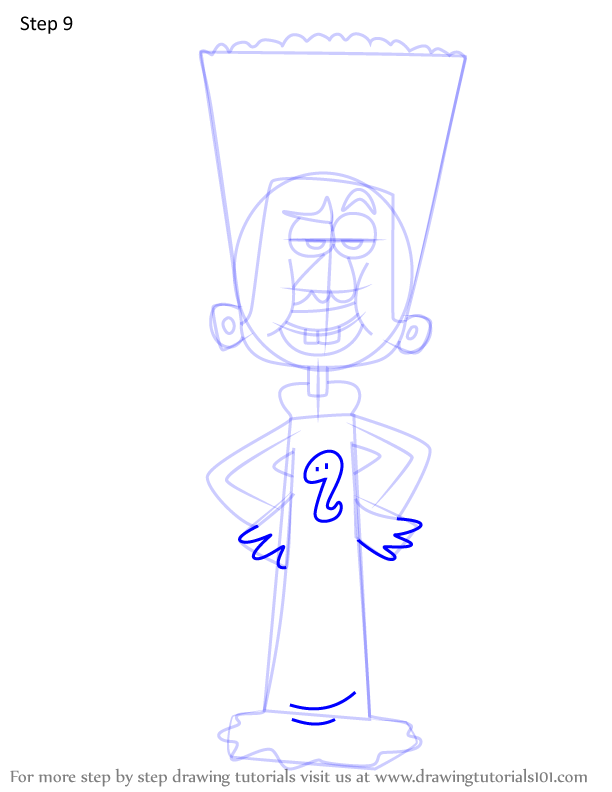 How to Draw Jerome from The Grim Adventures of Billy & Mandy (The Grim ...