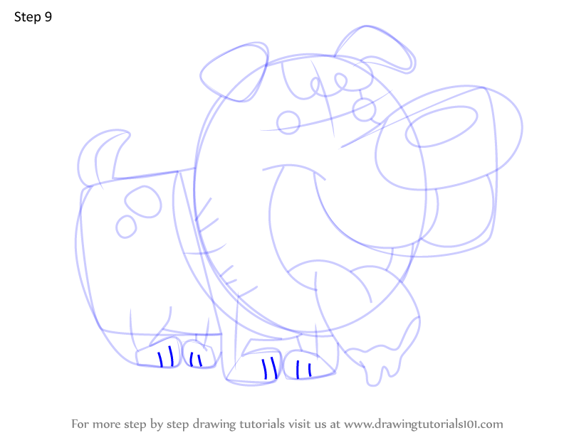 How to Draw Saliva from The Grim Adventures of Billy & Mandy (The Grim ...