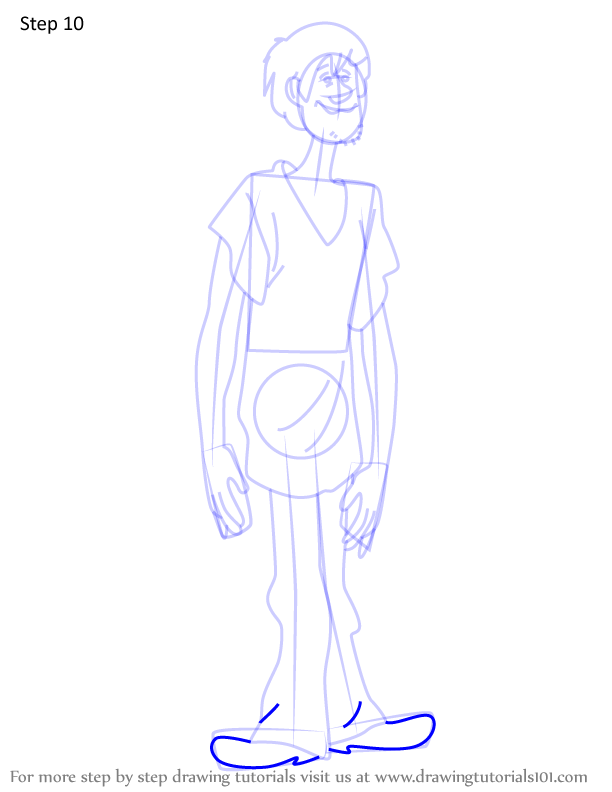 How to Draw Shaggy Rogers from The Grim Adventures of Billy & Mandy ...