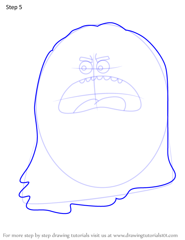 How to Draw The Blob from The Grim Adventures of Billy & Mandy (The ...