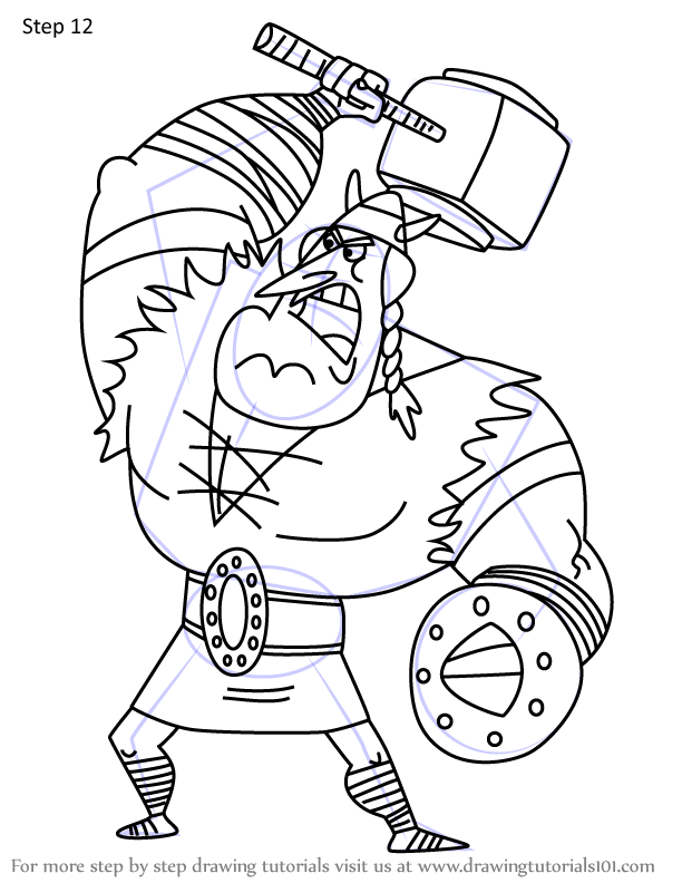 How to Draw Thor from The Grim Adventures of Billy & Mandy (The Grim ...