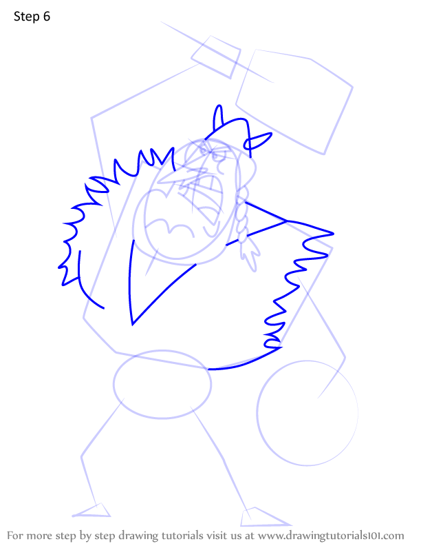 How to Draw Thor from The Grim Adventures of Billy & Mandy (The Grim ...