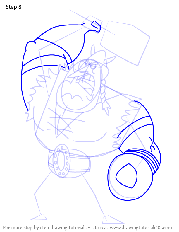 How to Draw Thor from The Grim Adventures of Billy & Mandy (The Grim ...