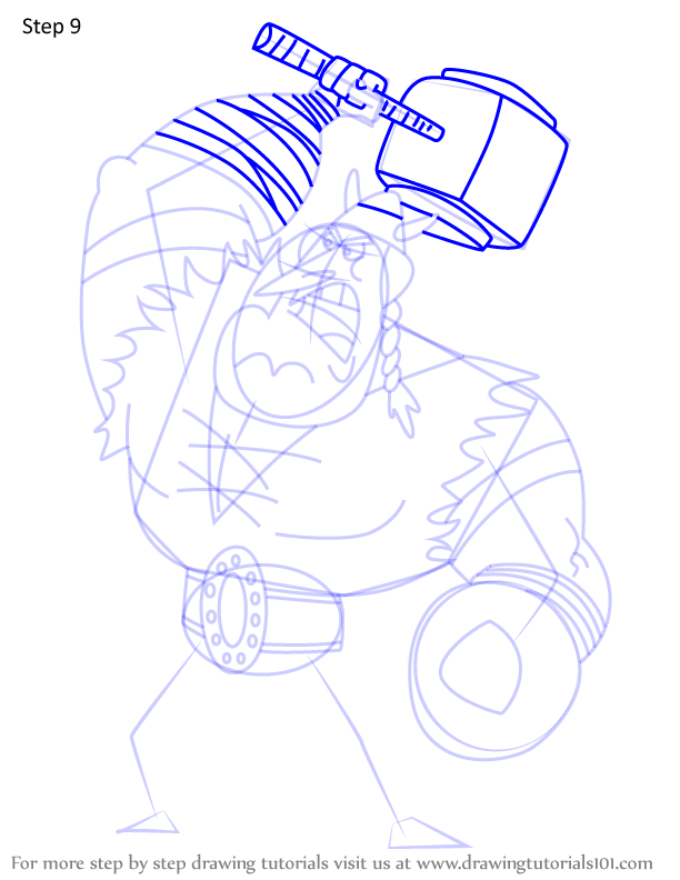 How to Draw Thor from The Grim Adventures of Billy & Mandy (The Grim ...