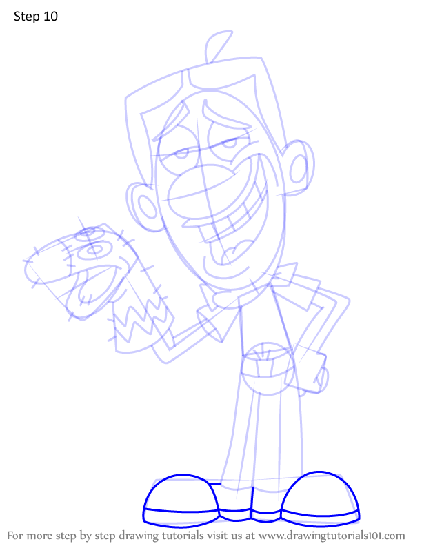 How to Draw Uncle Bob from The Grim Adventures of Billy & Mandy (The ...