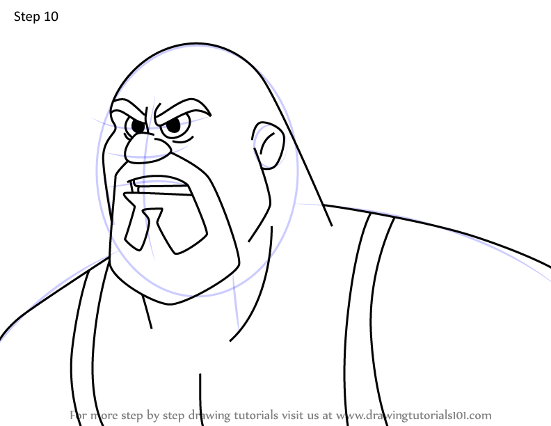 How to Draw Big Show from The Jetsons (The Jetsons) Step by Step ...