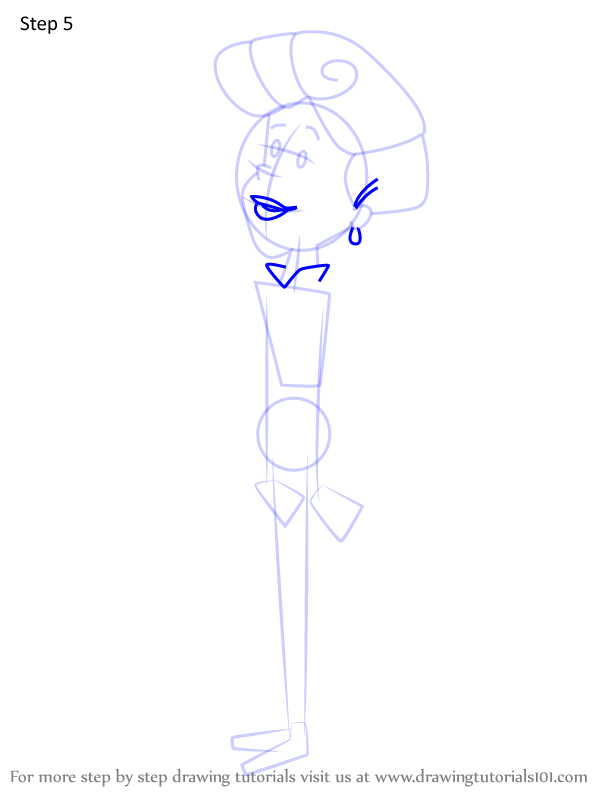 How to Draw Gloria from The Jetsons (The Jetsons) Step by Step ...