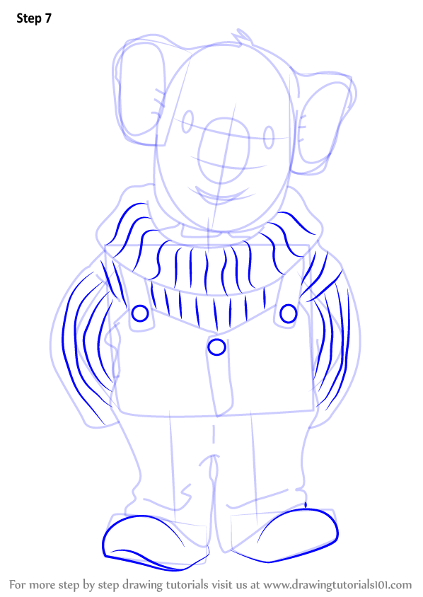 How to Draw Buster from The Koala Brothers (The Koala Brothers) Step by ...