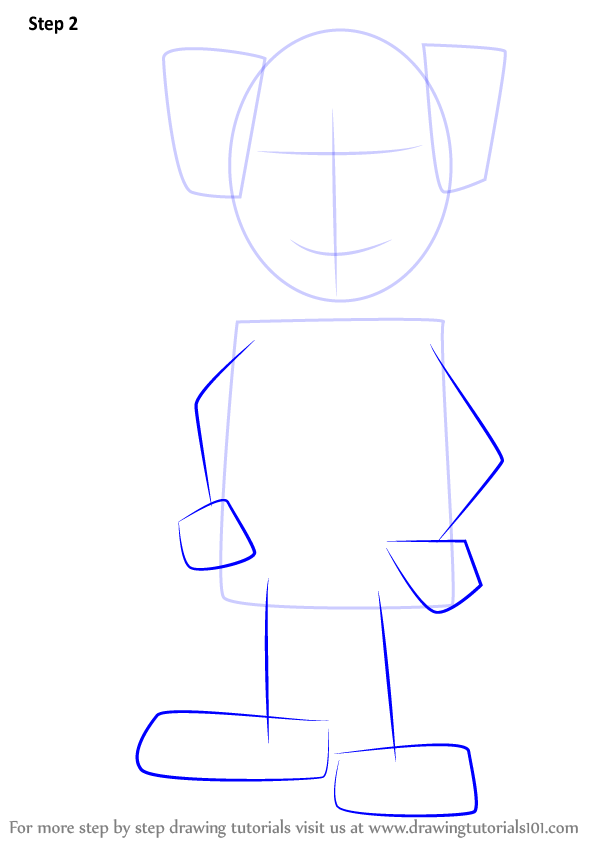 How to Draw Frank from The Koala Brothers (The Koala Brothers) Step by ...