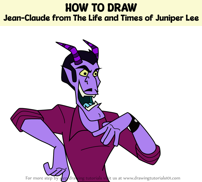 How to Draw Jean-Claude from The Life and Times of Juniper Lee (The ...