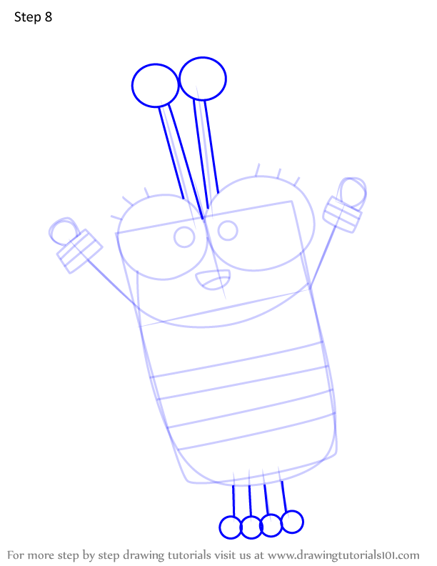 How to Draw Lieb from The Lingo Show (The Lingo Show) Step by Step ...