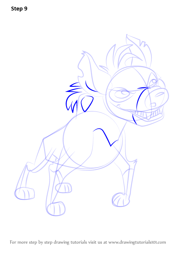 How to Draw Cheezi from The Lion Guard (The Lion Guard) Step by Step ...